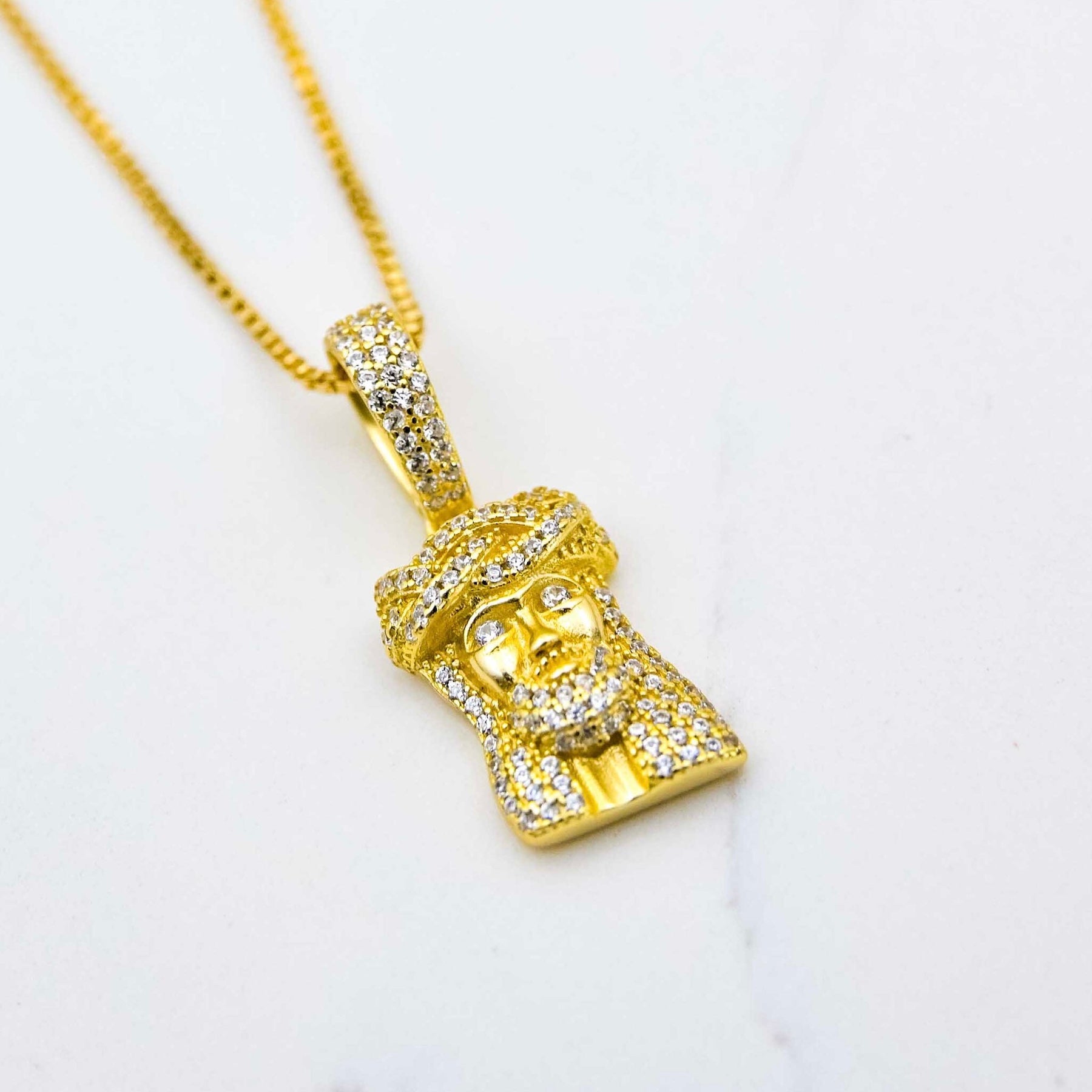 925 Silver Micro Jesus Piece • LUMINARY